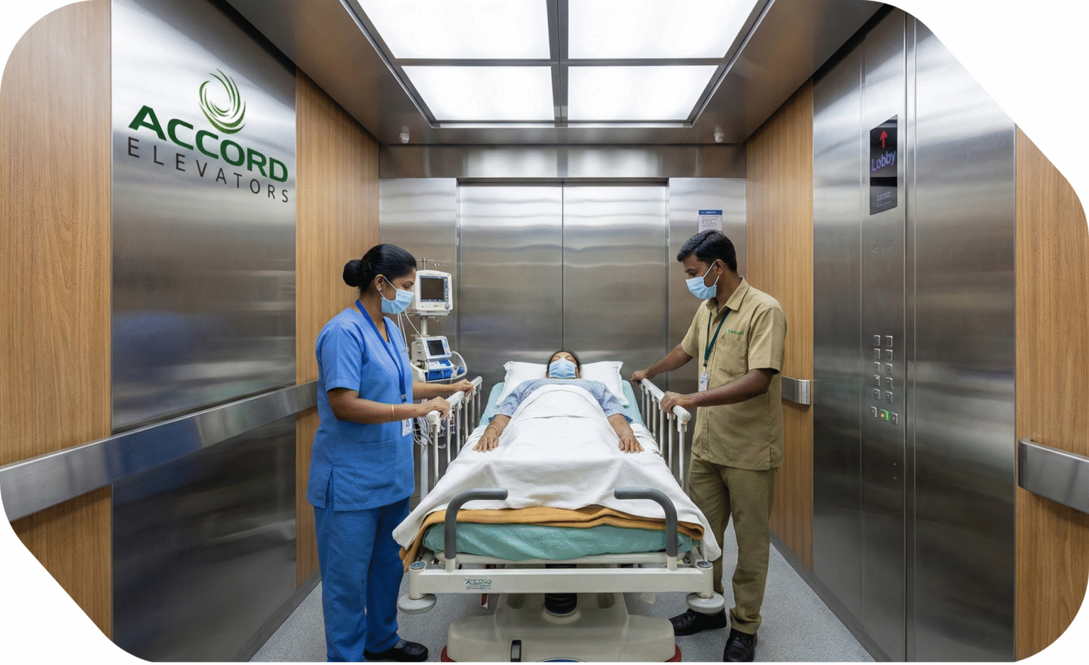Hospital Elevators - Accord Elevators